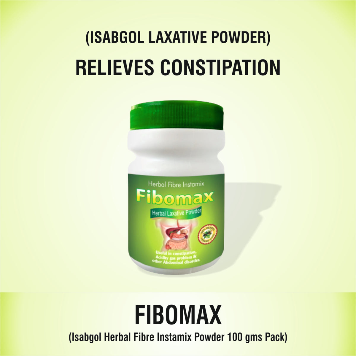 FIBOMAX Powder (Isabgol Herbal Instamix : 2 x 100 gms = 200 gms ...